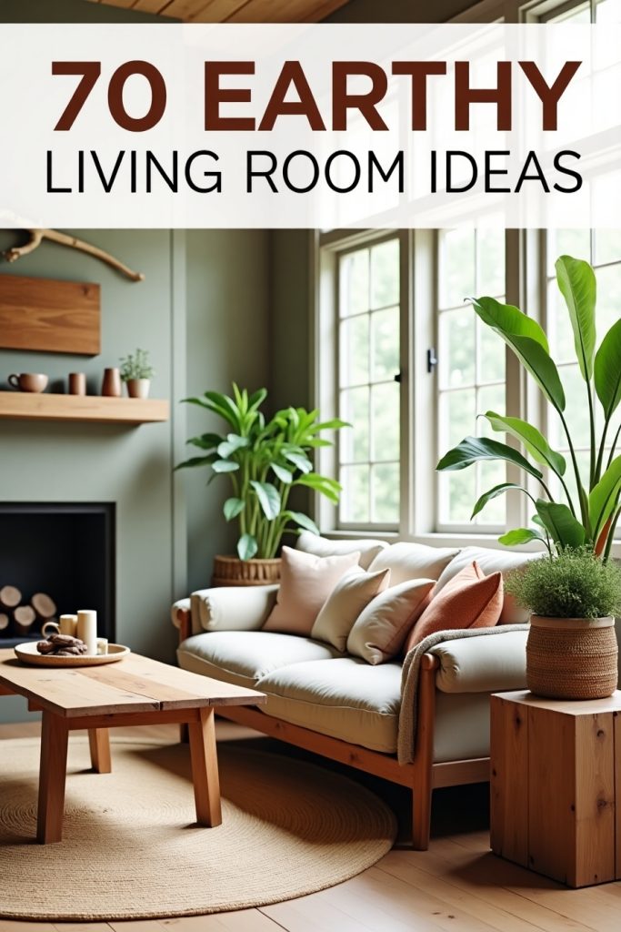 70 Earthy Living Room Ideas – VivyNest