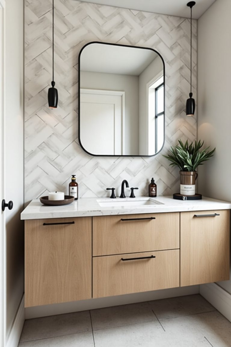 30+ Bathroom Backsplash Ideas – VivyNest