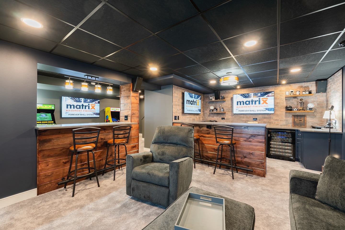 35+ Finished Basement Ideas – VivyNest