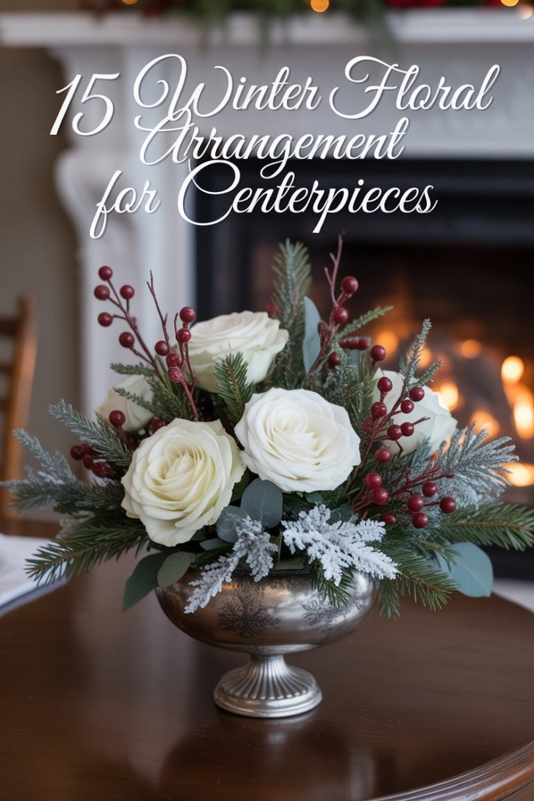15 Winter Floral Arrangement for Centerpieces – VivyNest