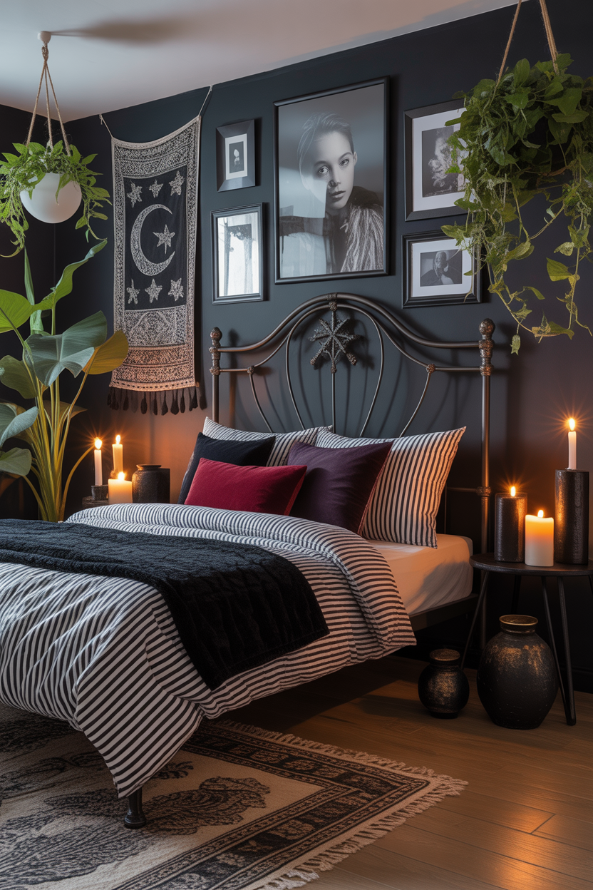 17 Gothic Boho Bedroom Ideas – VivyNest