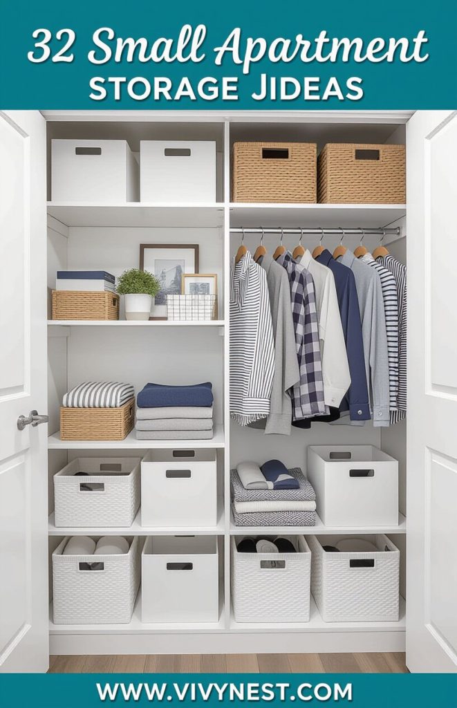 32 Small Apartment Storage Ideas – VivyNest