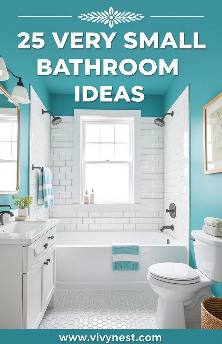 25 Very Small Bathroom Ideas – VivyNest